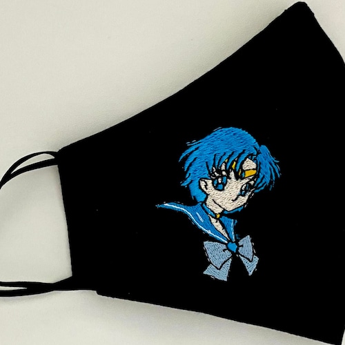 Sailor Moon Usagi Tsukino Custom Embroidered Face Mask | Etsy