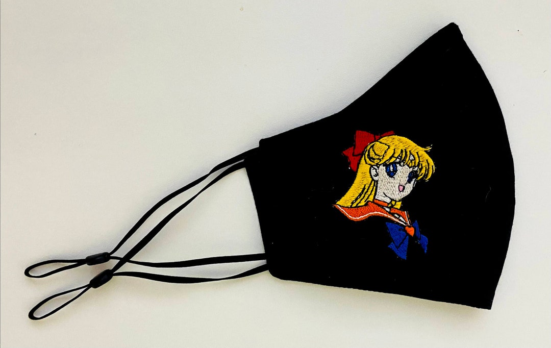 Sailor Venus | Minako Aino | Custom Embroidered Face Mask - Etsy