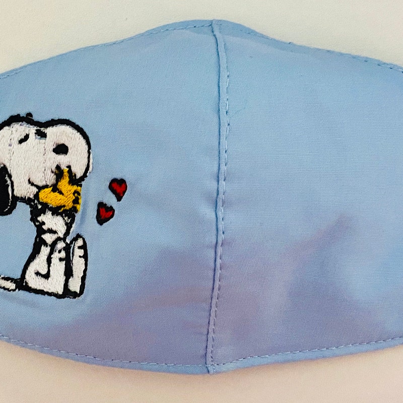 Snoopy Face Mask - Etsy
