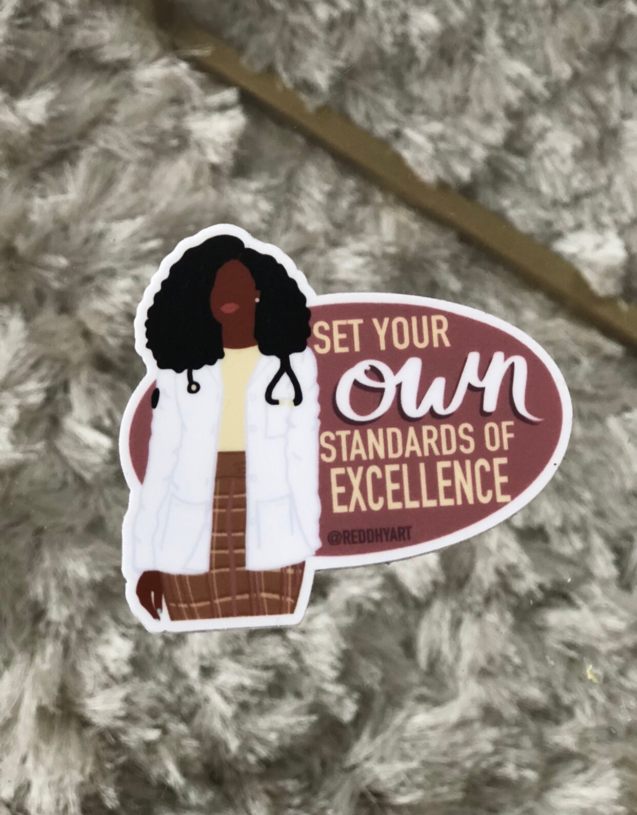 The Standards of Excellence Sticker Reddhyart, White Coat Medical ...
