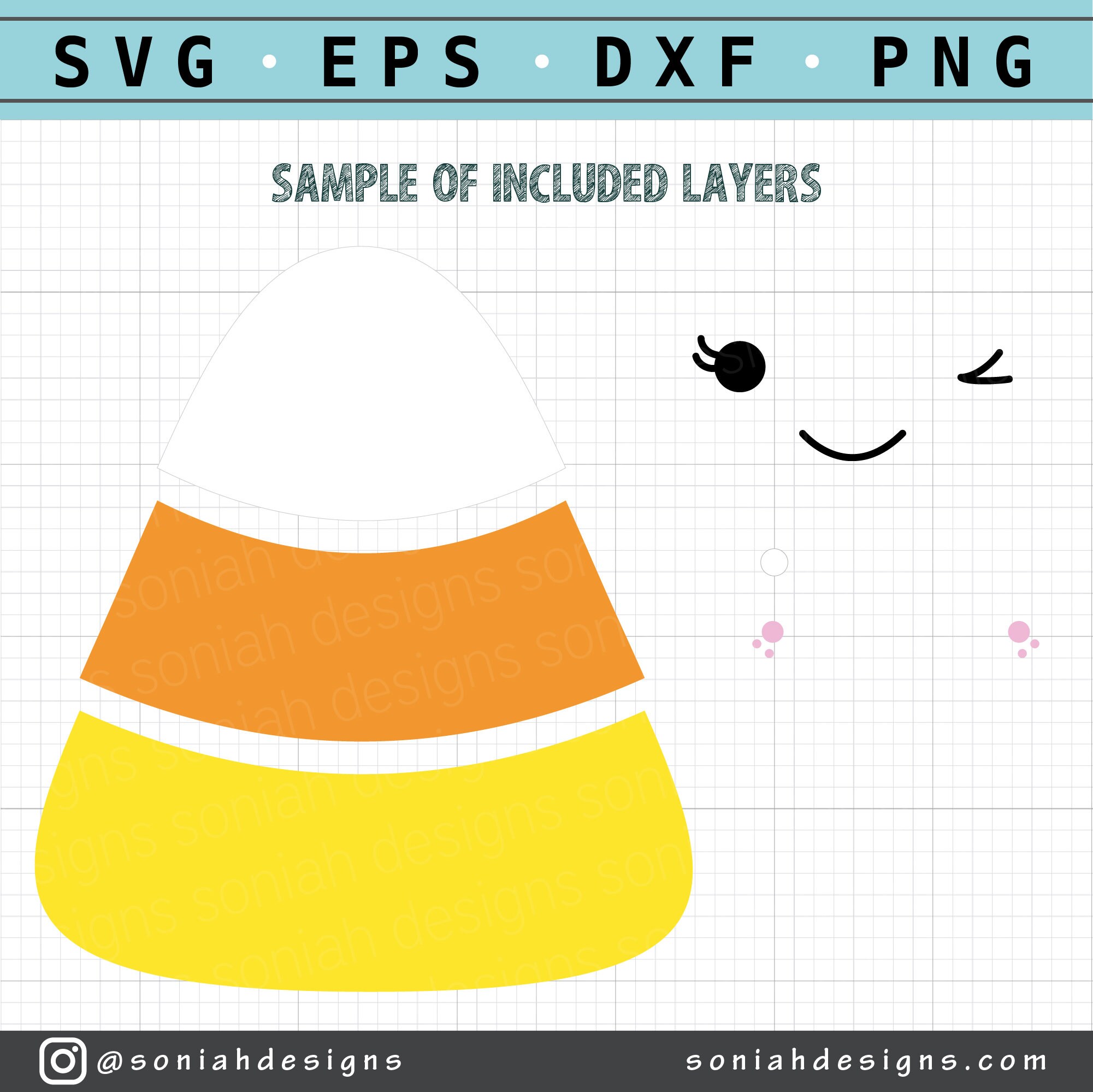 Candy Corn SVG - Candy Corn Bundle - Candy Corn Cutie - Candy Corn PNG ...