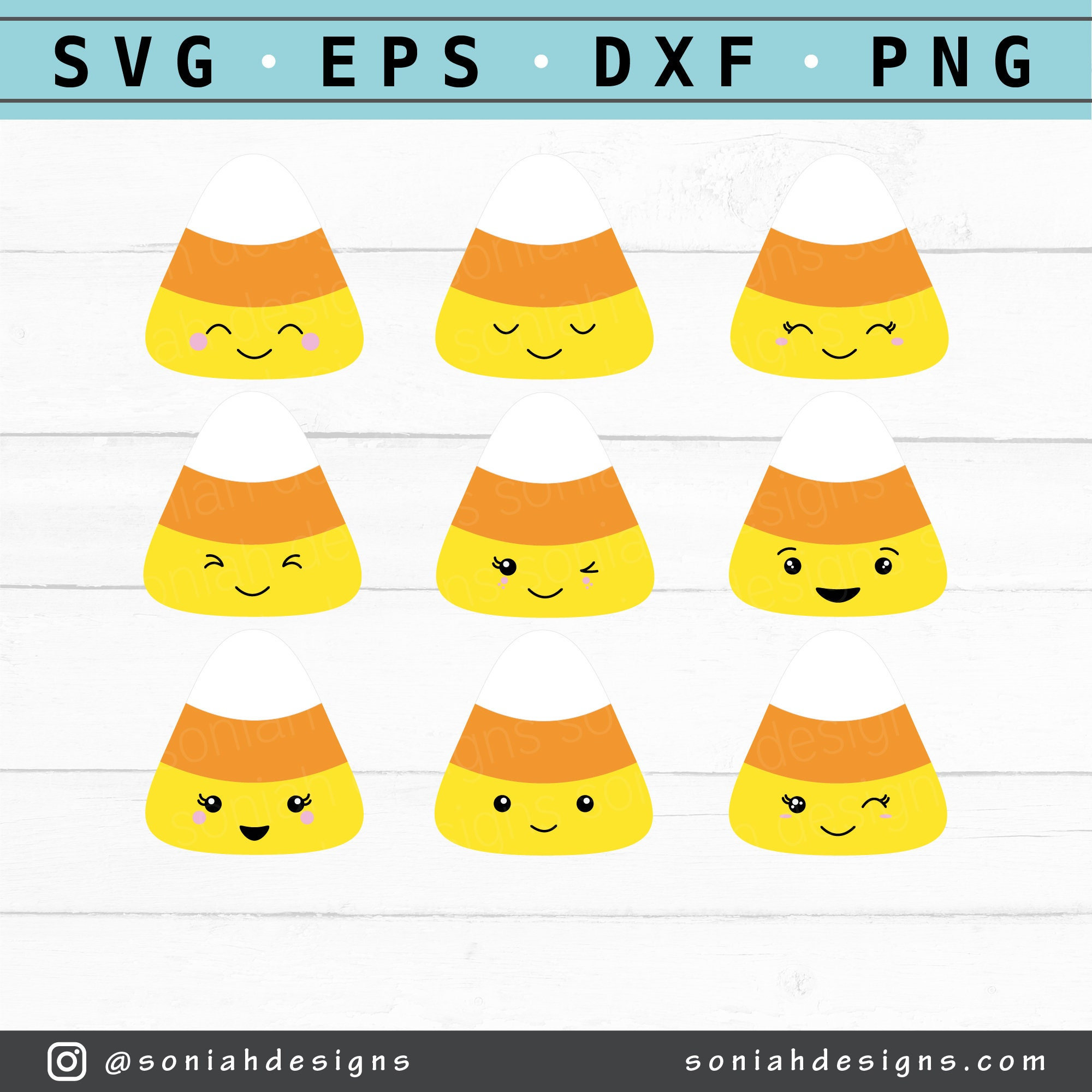 Candy Corn SVG - Candy Corn Bundle - Candy Corn Cutie - Candy Corn PNG ...