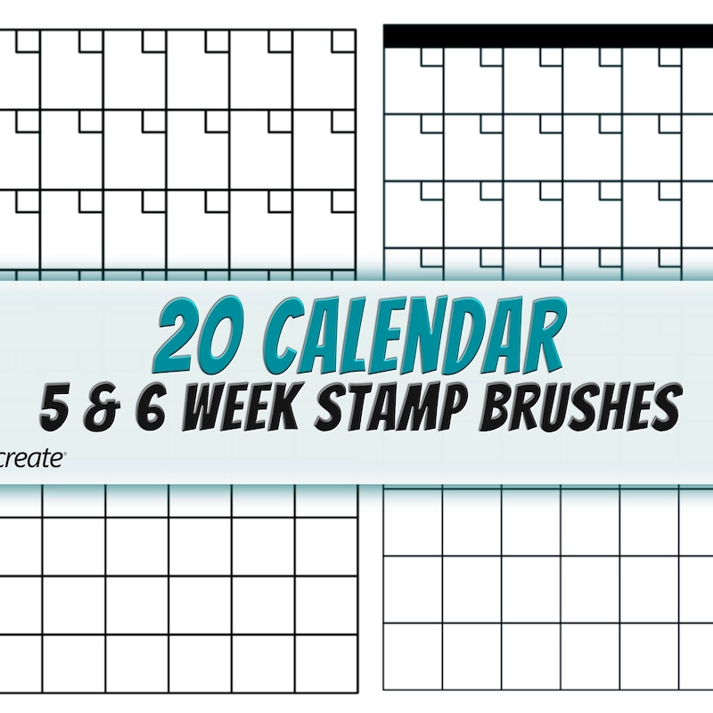 Calendar Stamp - Etsy