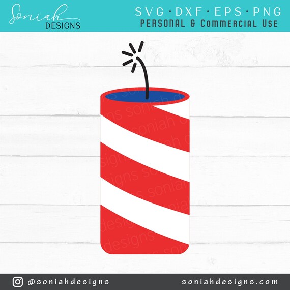 Fire Cracker SVG Patriotic 4th of July Cut Files July 4th - Etsy