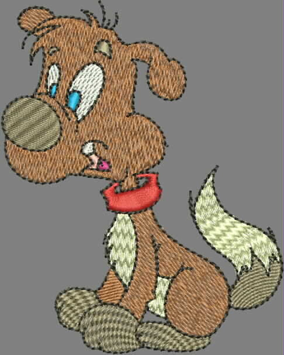 Embroidery File Dog Wuff - Etsy