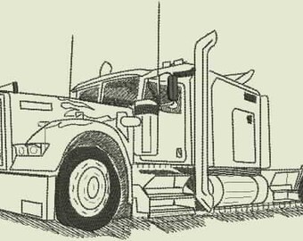 Kenworth Drawing - Etsy