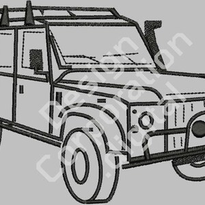 Land Rover Embroidery File - Etsy