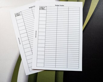 Budget Tracker - Etsy