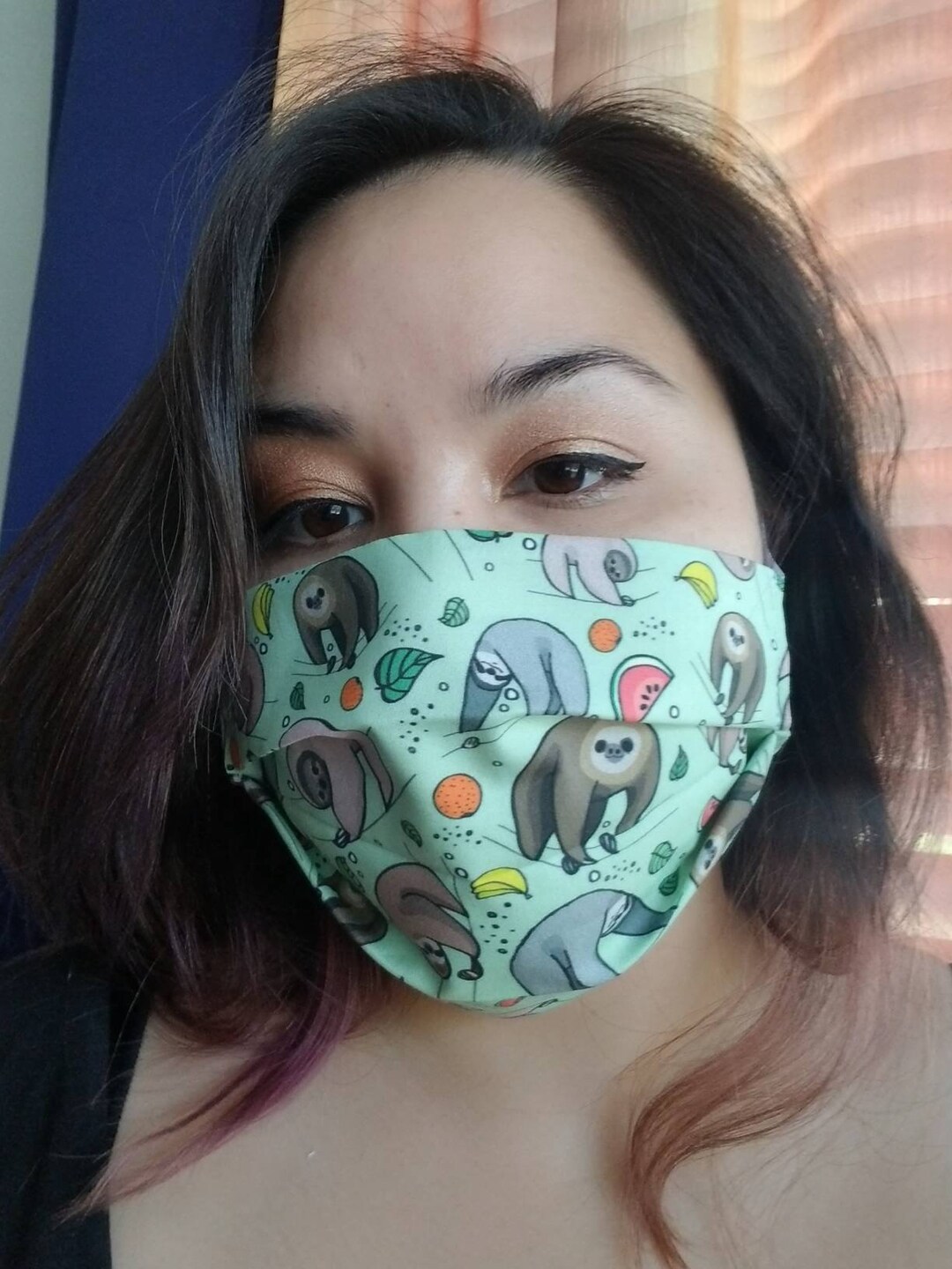 The Majestic Sloth-fabric Mask - Etsy