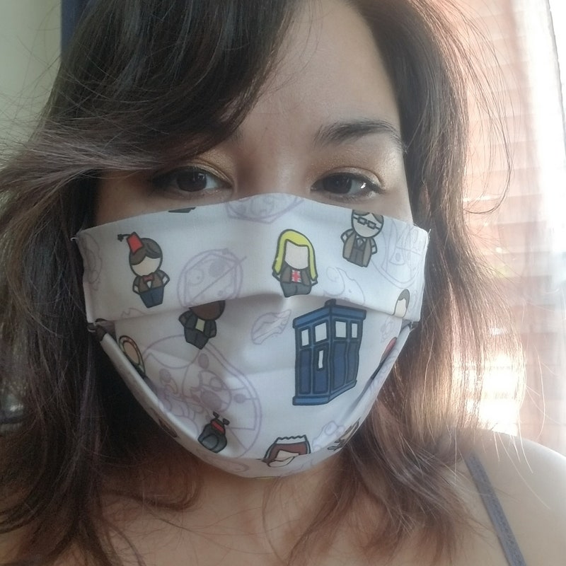 Doctor Who Face Mask - Etsy