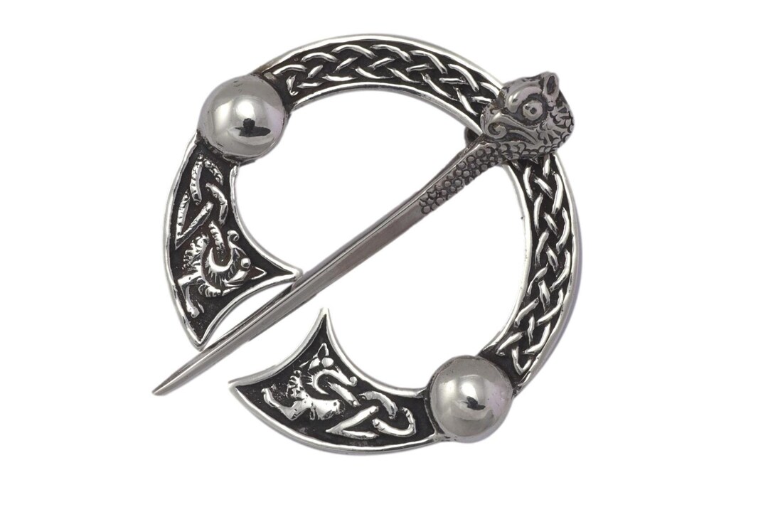 Scottish Silver Zoomorphic Penannular Brooch Hebridean Jewellery John ...
