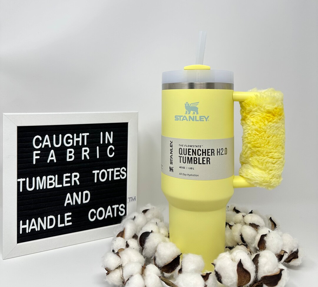 Stanley 40oz./30oz./64oz. Fuzzy Faux Fur Tumbler Handle Cover, Tumbler ...
