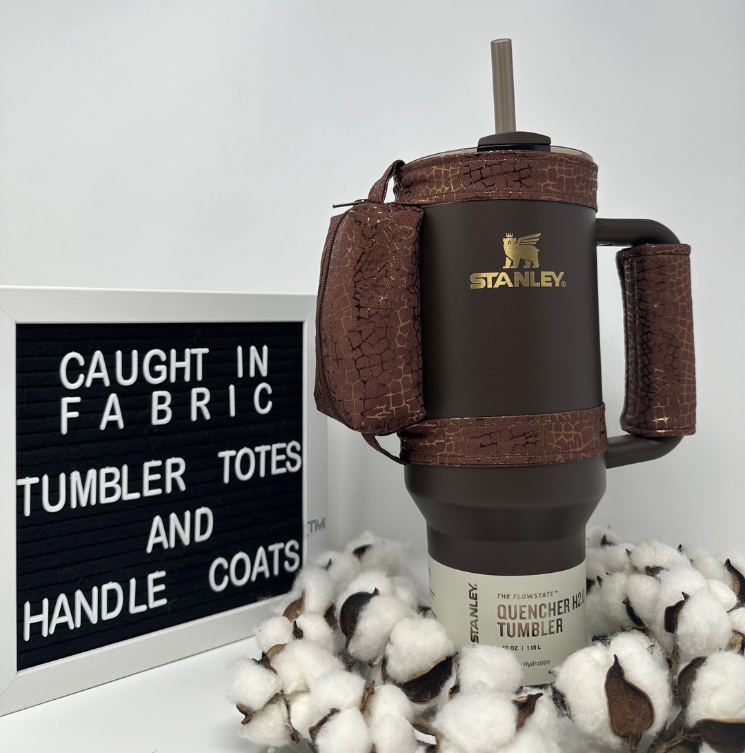 Authentic Exclusive Stanley 40oz. Quencher H2.0 Chocolate Gold Tumbler ...