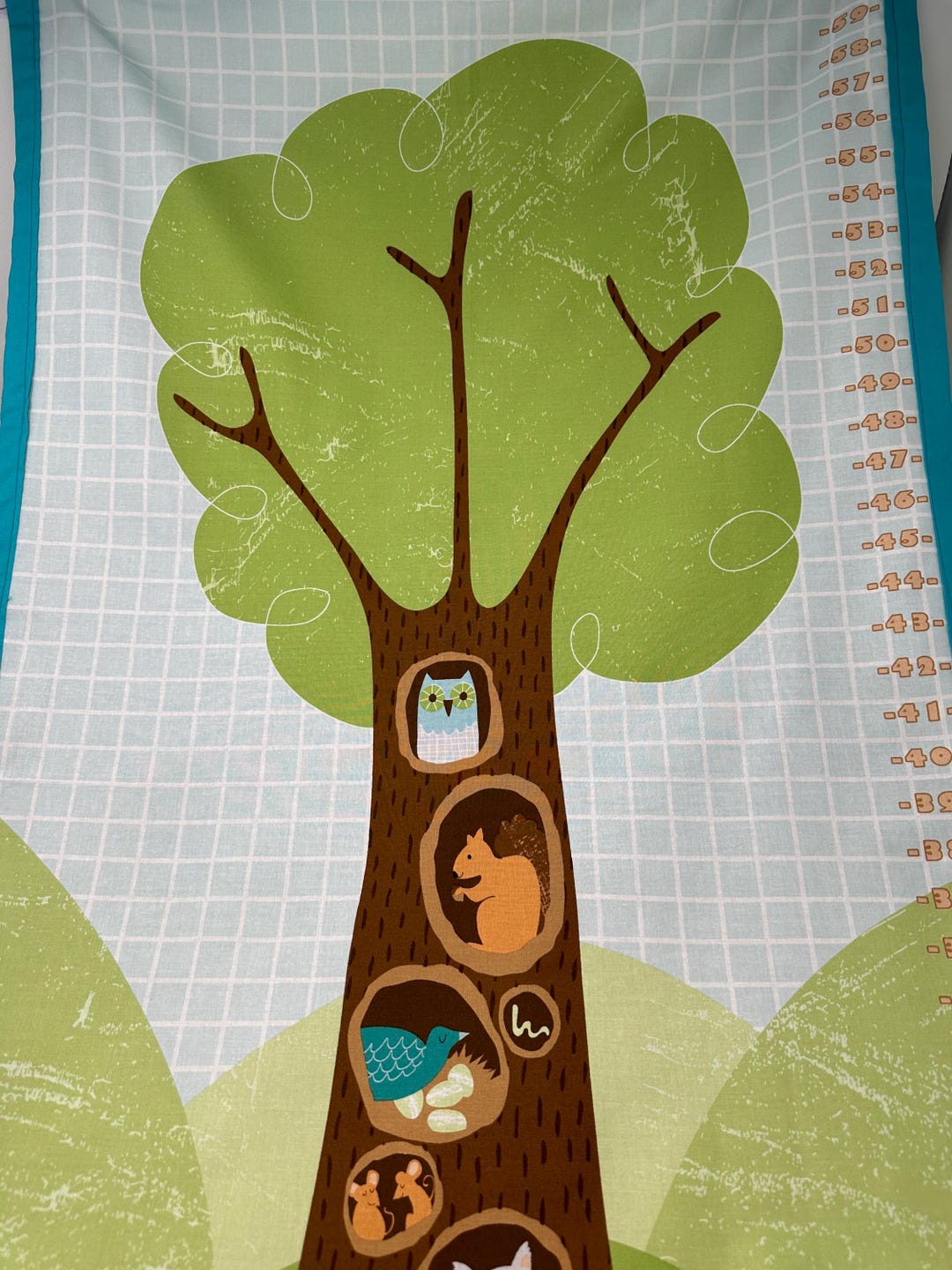 Woodland Creatures Child Growth Chart, Forest Growth Chart, Childrens ...