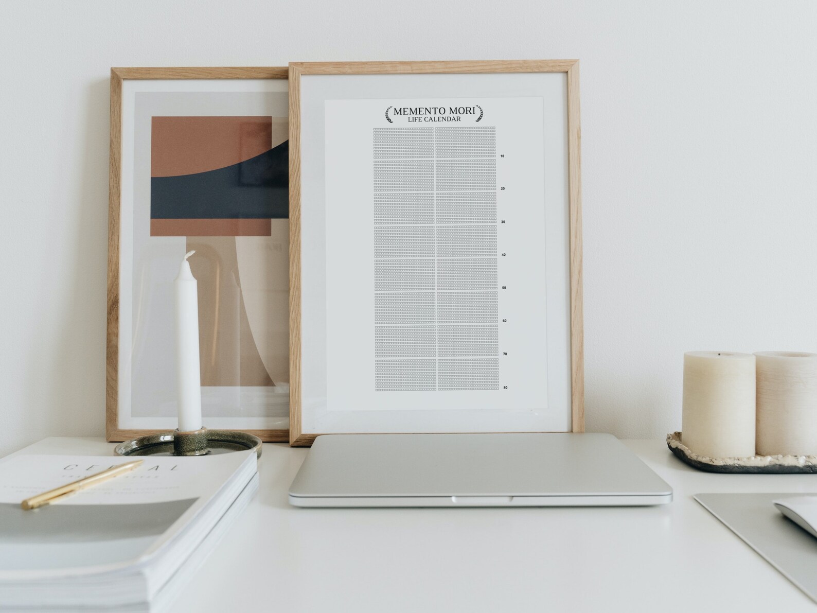 Life Calendar, Stoicism Digital Download Poster, Memento Mori, Stoicism ...
