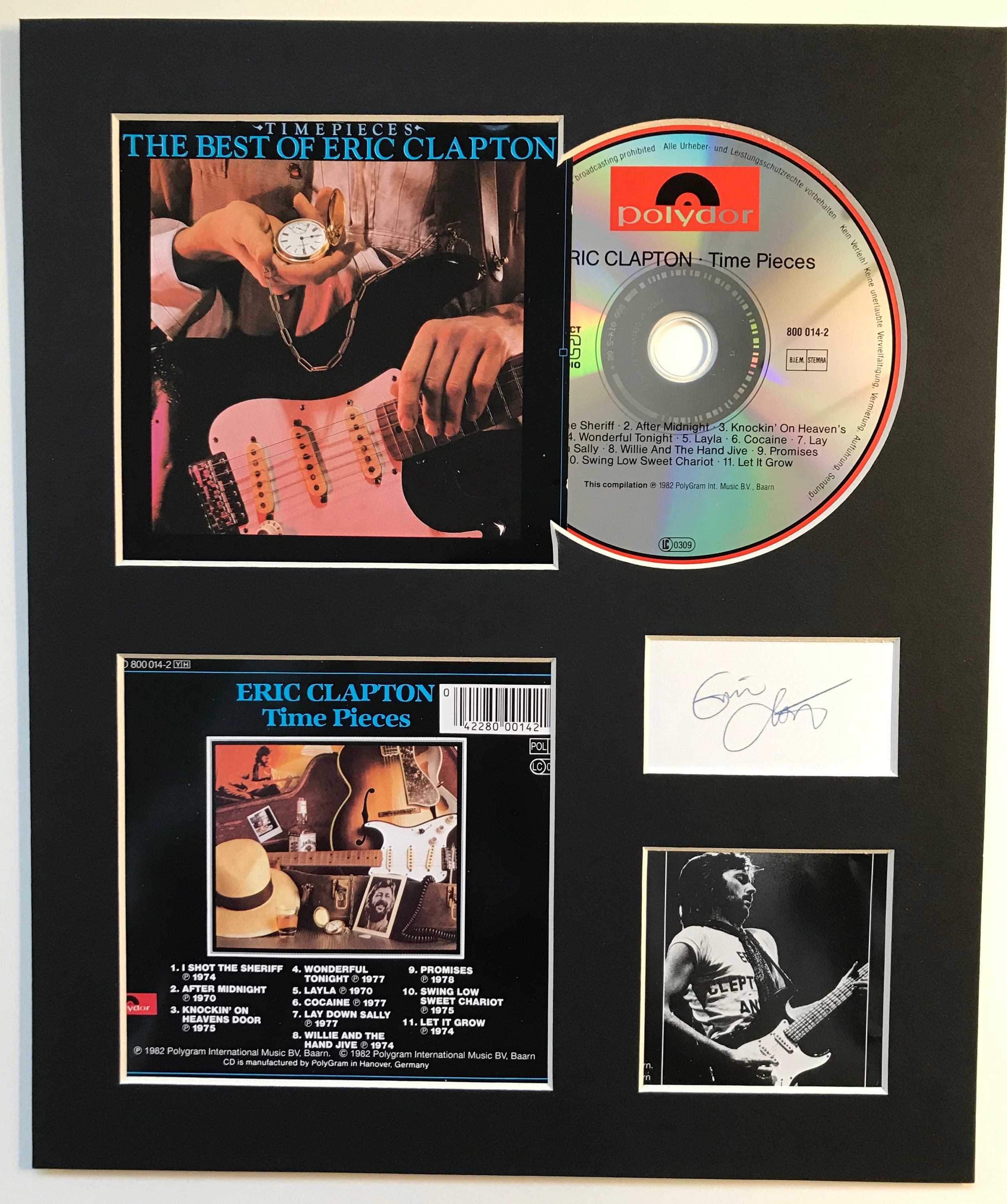 ERIC CLAPTON Signed Autographed Time Pieces Mounted | Etsy ERIC CLAPTON Signed Autographed Time Pieces Mounted | Etsy