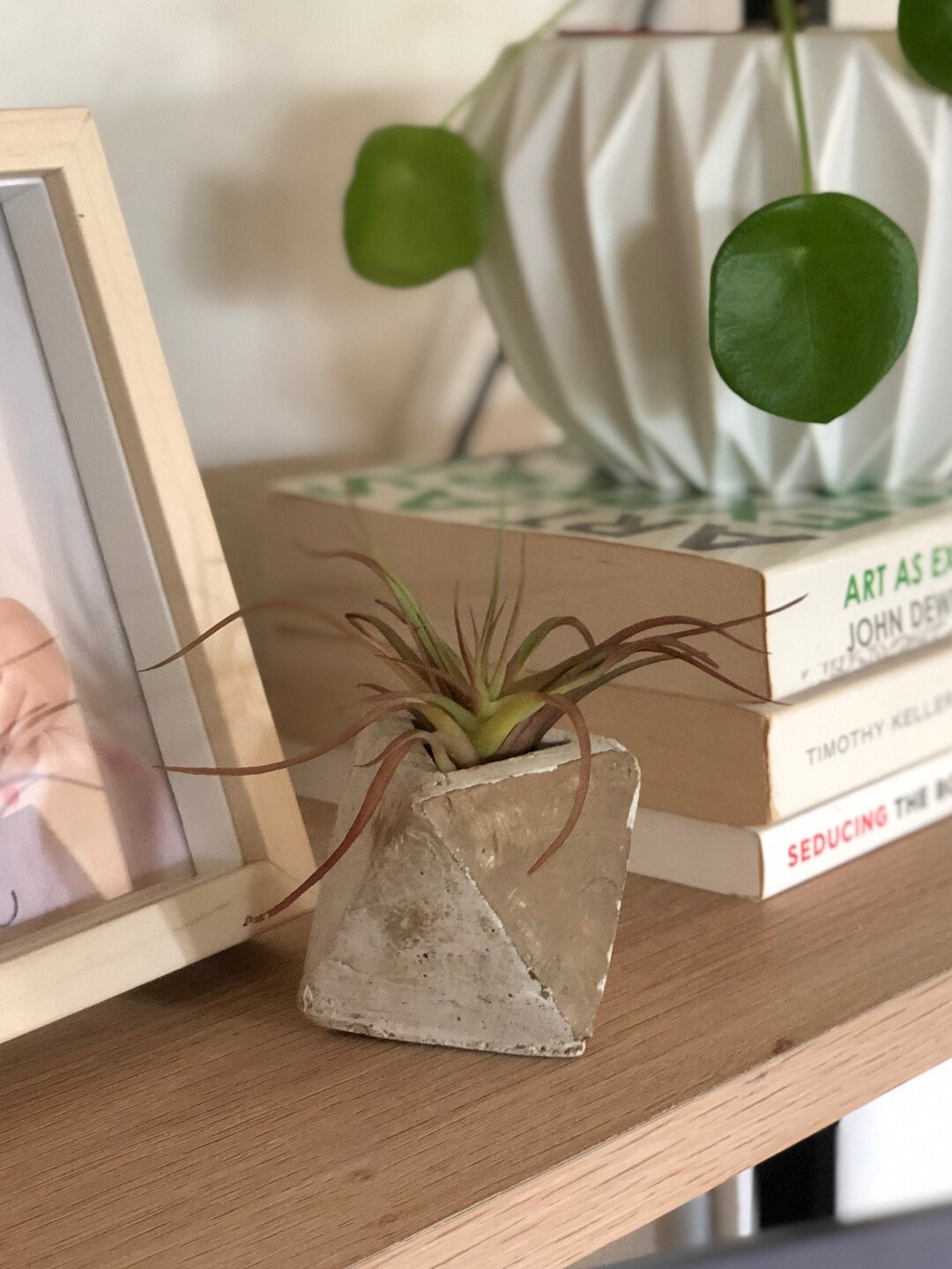 Concrete Geometric Rustic Mini Planter - Etsy