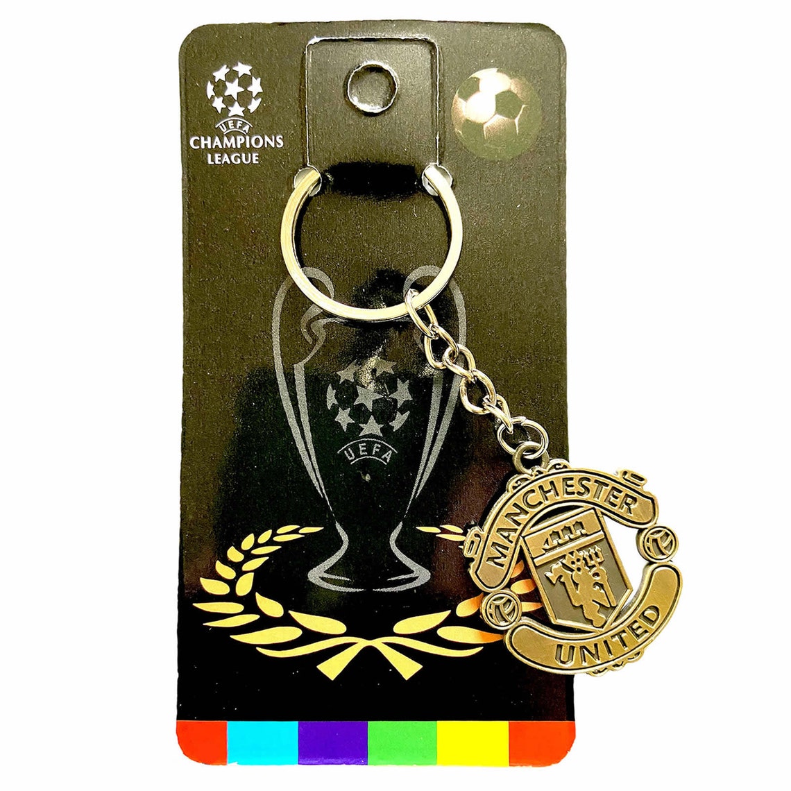 Manchester United Football Club keyring Logo Metal Pendant | Etsy