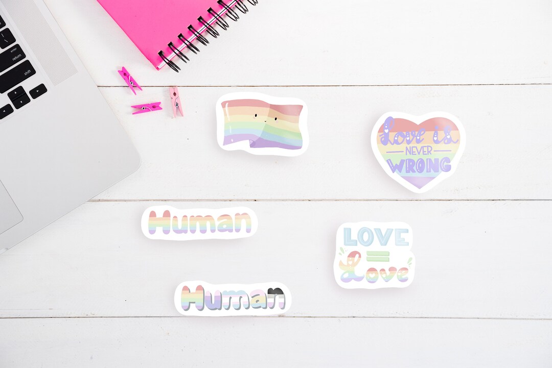 LGBT Pride Sticker/queer Stickers/queer Support Stickers/lbgt Ally ...