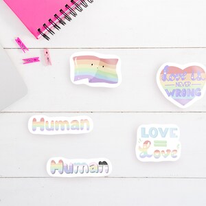 LGBT Pride Sticker/queer Stickers/queer Support Stickers/lbgt Ally ...