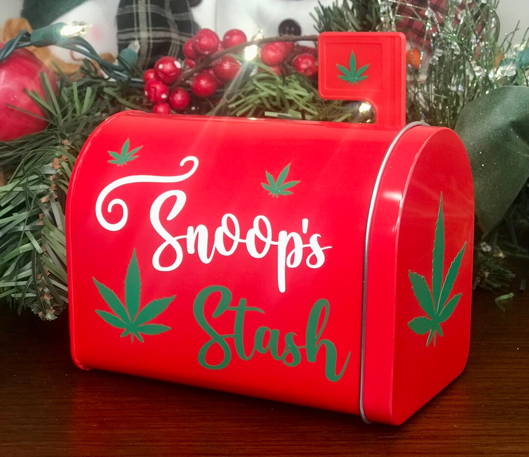 Snoop’s Stash Christmas Mailbox, Personalized Tin - Etsy