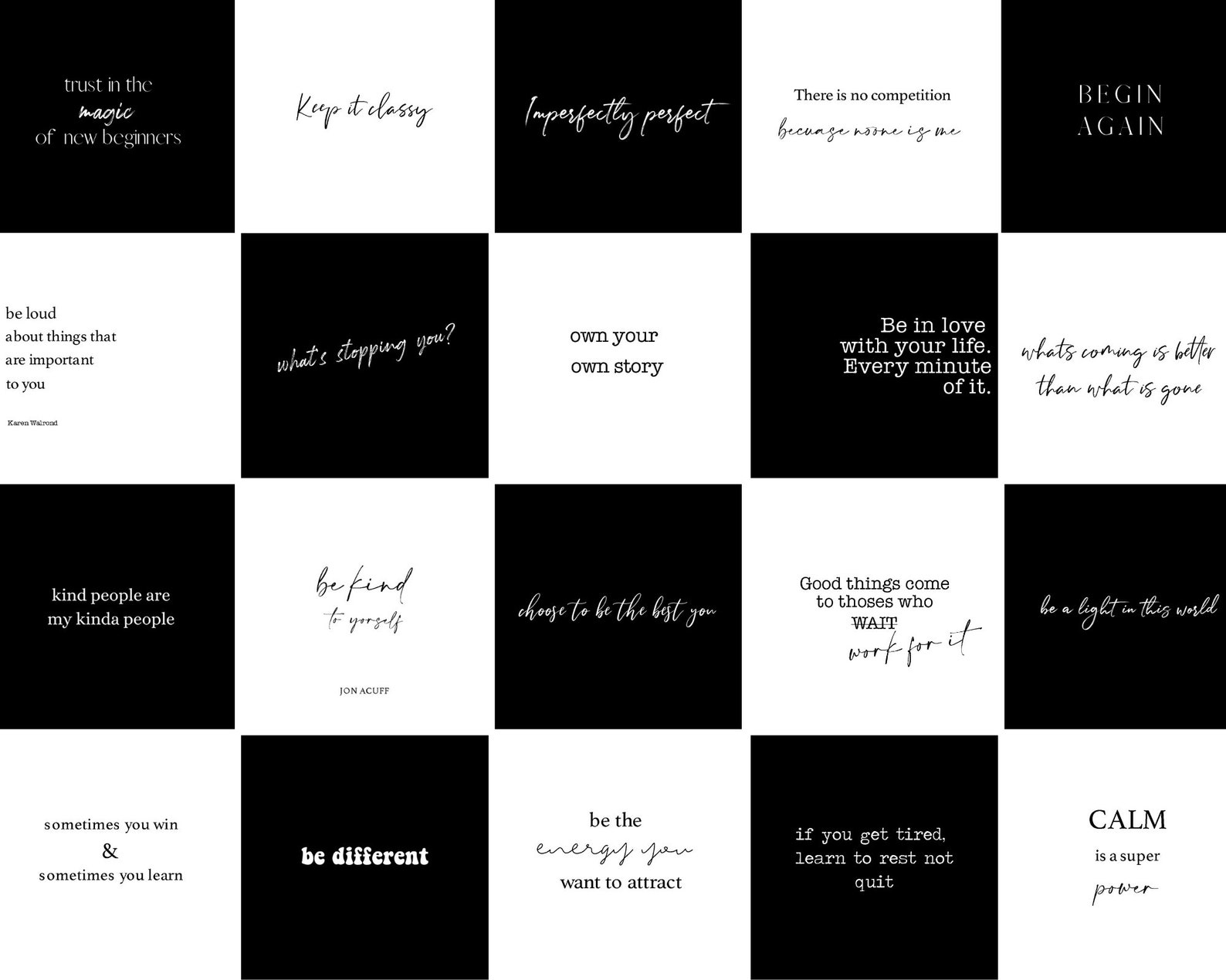 130 Classy Inspiration Quotes for Instagram Motivational | Etsy