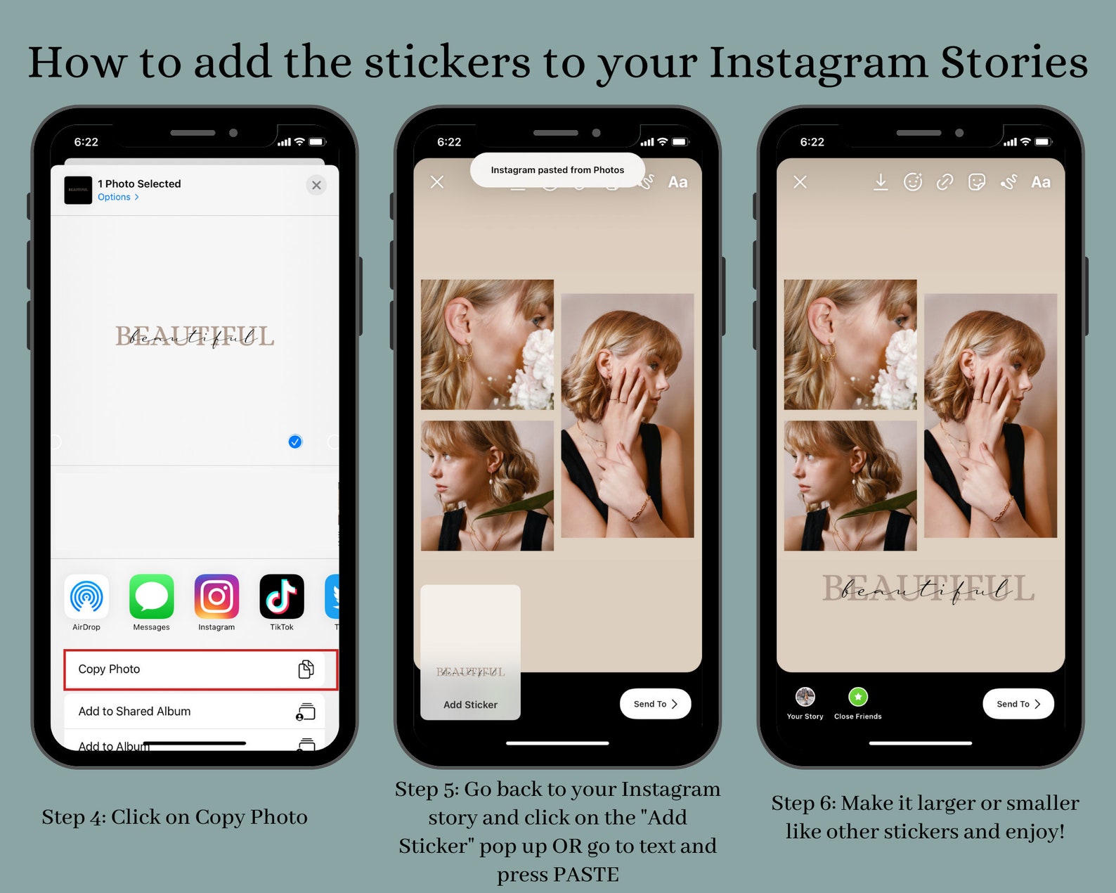 Winter Instagram Story Stickers Holiday Instagram Templates - Etsy