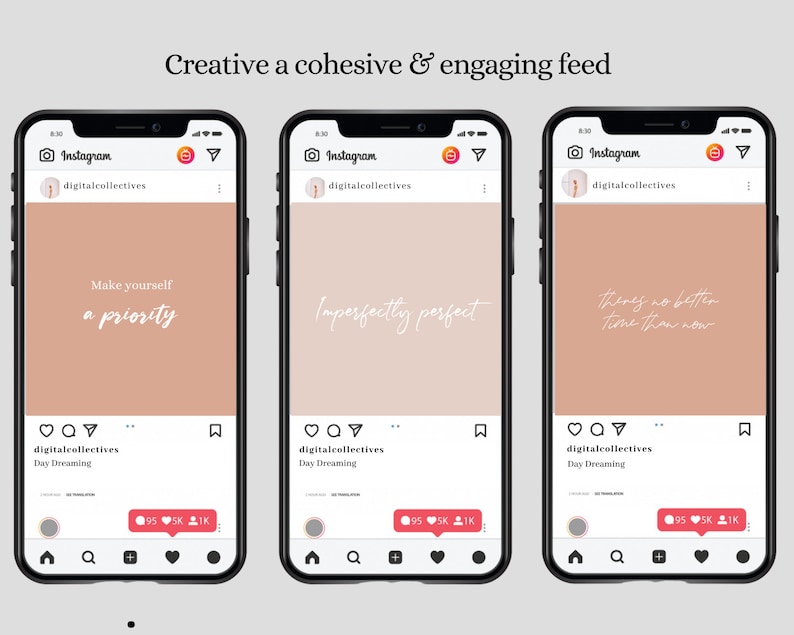 130 Classy Inspiration Quotes for Instagram Motivational - Etsy