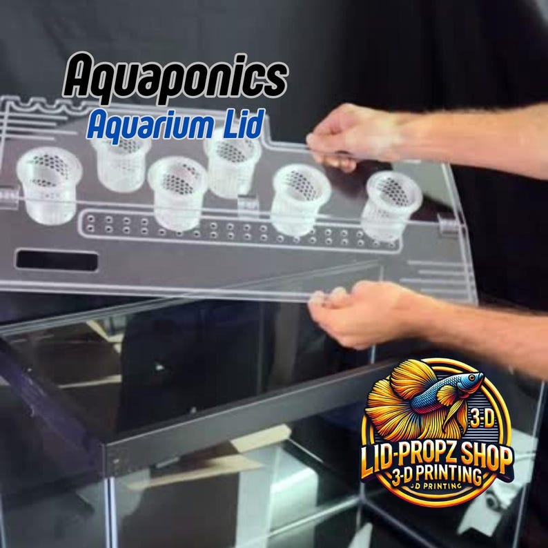 Aquaponics Aquarium Lid for All Tanks - GROW PLANTS! Aqueon, Topfin ...