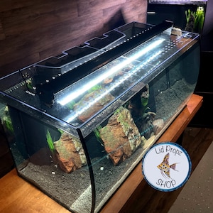 Fluval Flex Clear Hinged Lid: 9, 15, 32.5 Gallon Fish Tankfree SHIPPING ...