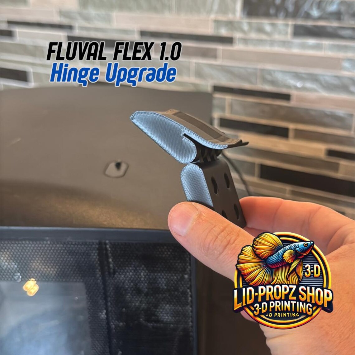 Fluval Flex 1st Generation Lid Hinge Replacement Kit | Conversion ...