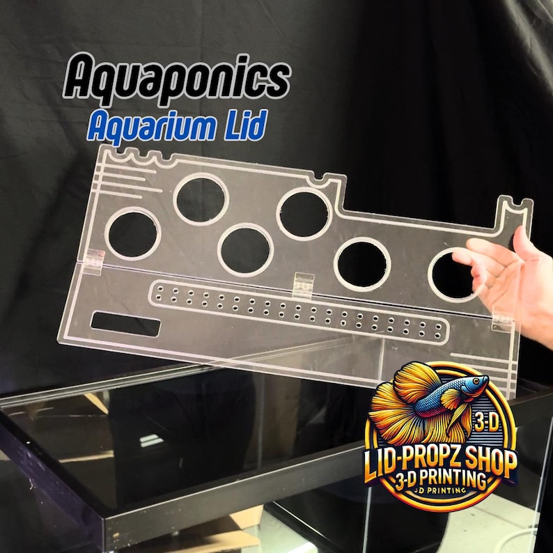 Aquaponics Aquarium Lid for All Tanks - GROW PLANTS! Aqueon, Topfin ...