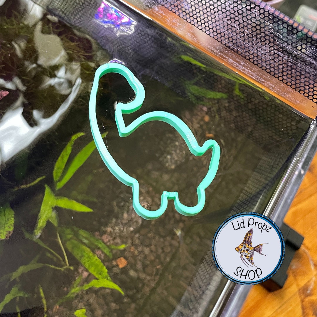 Dino Fish Tank Portal Feeding Ring, Floating Betta Ring Food Separator ...