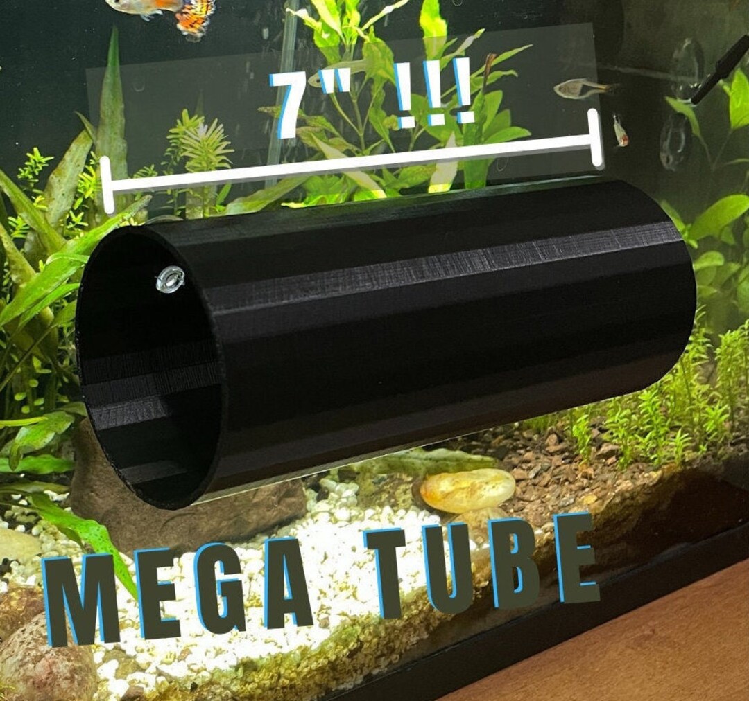 MEGA Relaxation Tube for All Fish, Three Suction Tubes 7 Inches Long ...