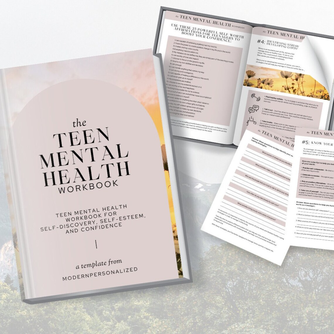 Teen Mental Health, Teen Mental Health Journal, Teen Anxiety Journal ...