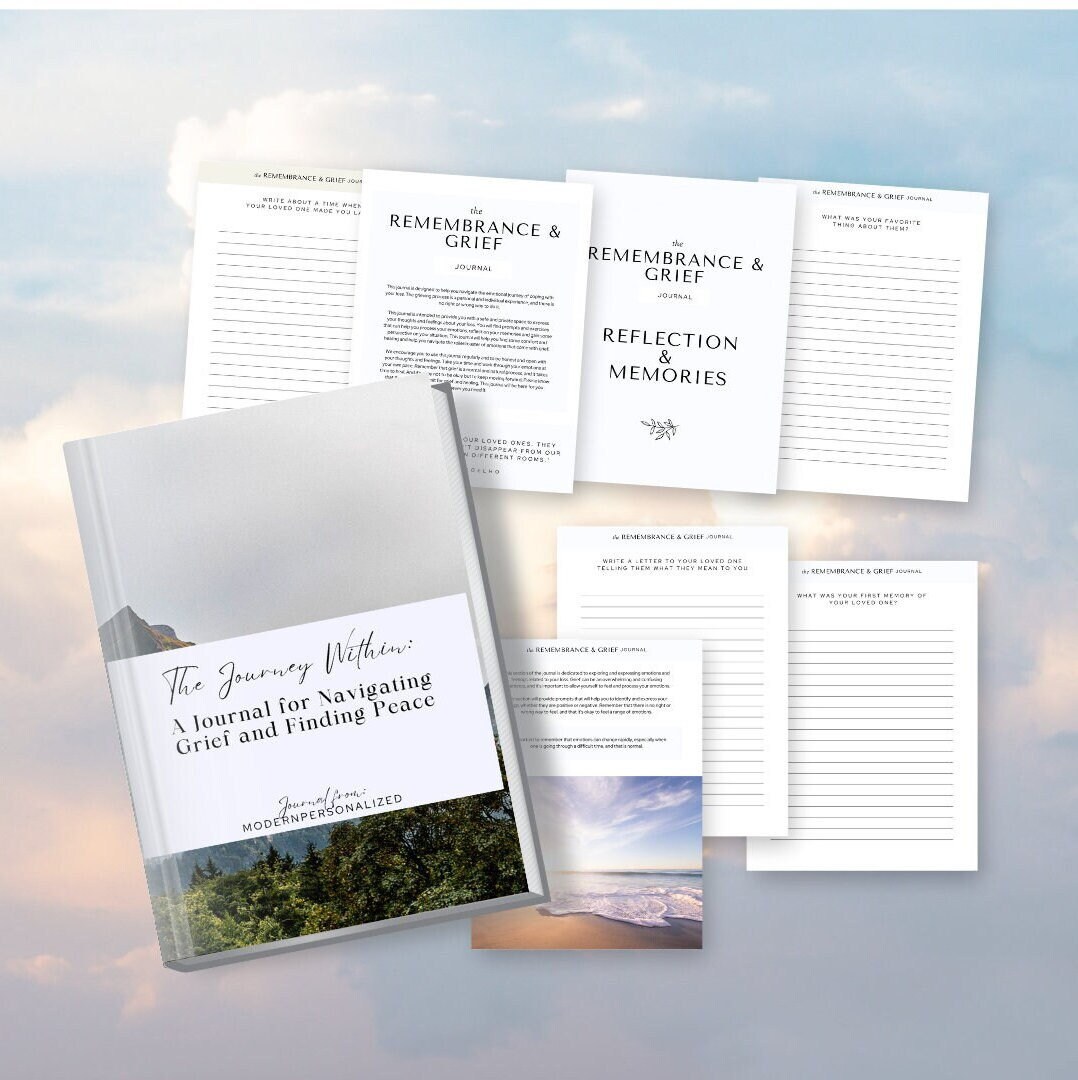 Grief Journal, Stages of Grief, Grief Journal PDF, Loss of a Child ...