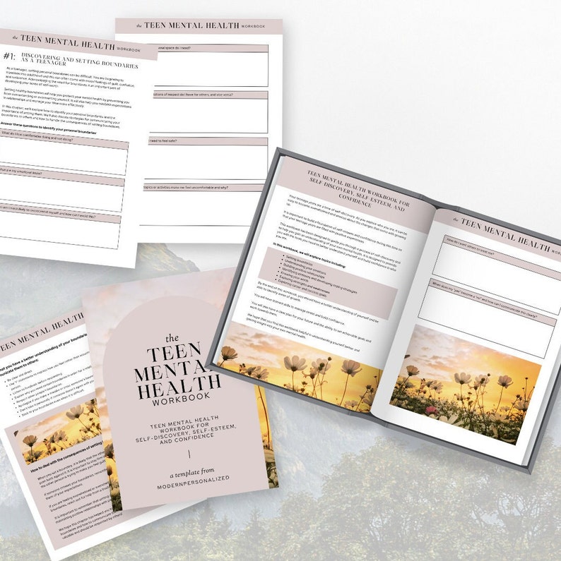 Teen Mental Health, Teen Mental Health Journal, Teen Anxiety Journal ...