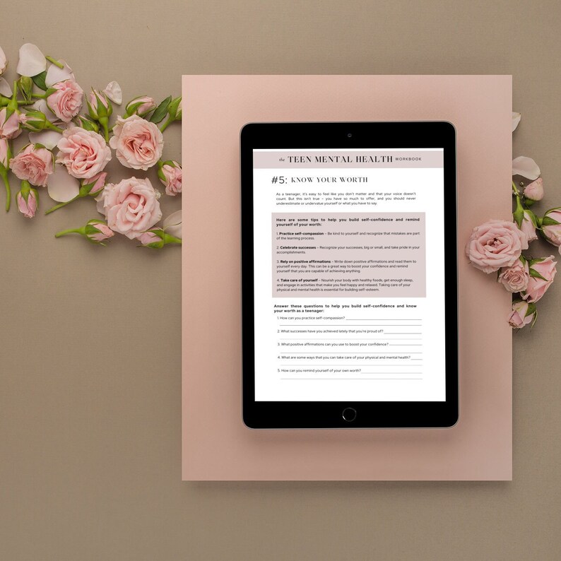 Teen Mental Health, Teen Mental Health Journal, Teen Anxiety Journal ...