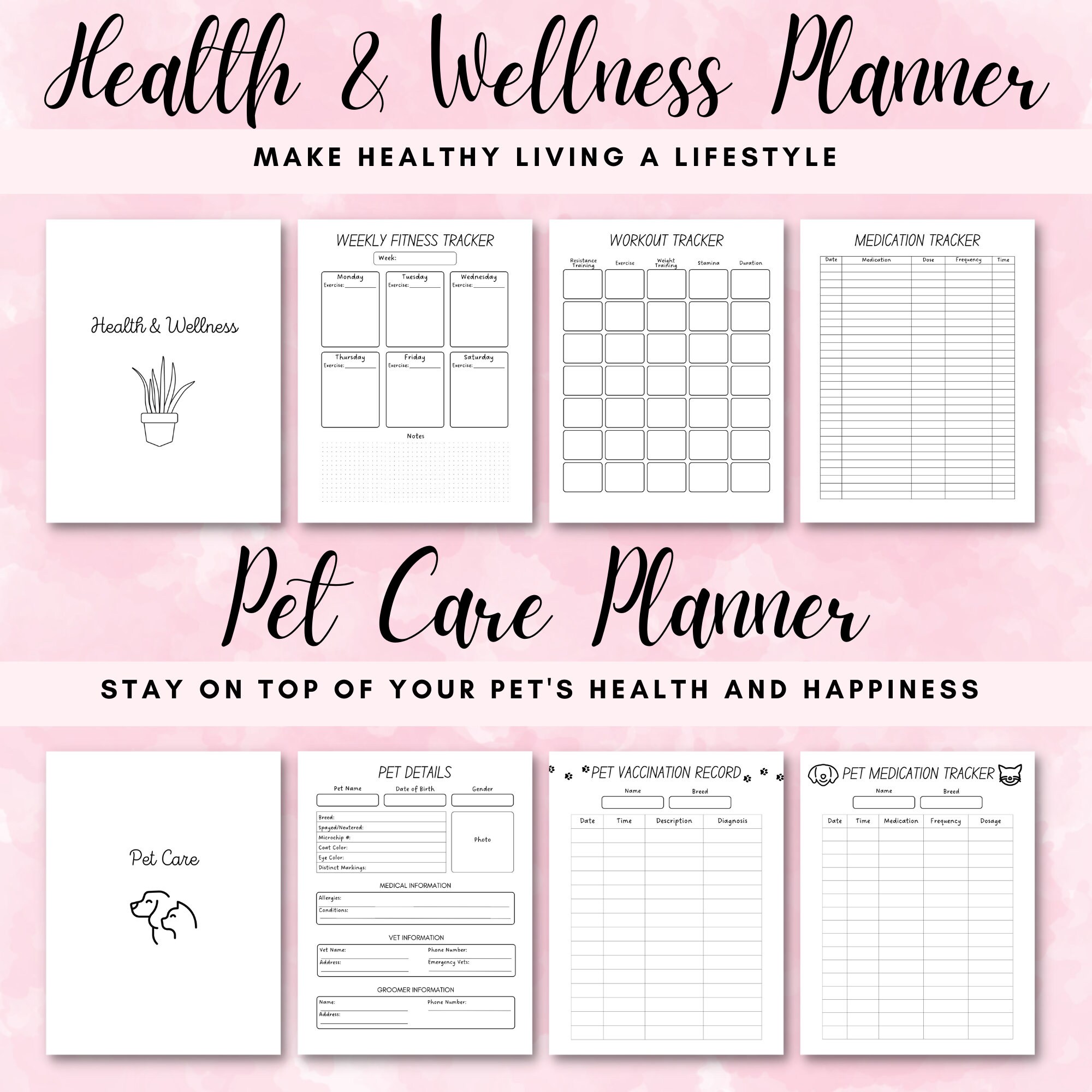 Printable Household Management Binder, Household Planner, Household ...