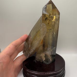 Smoky Citrine LARGE Statement Piece Bridge Citrine Display Stand Large ...