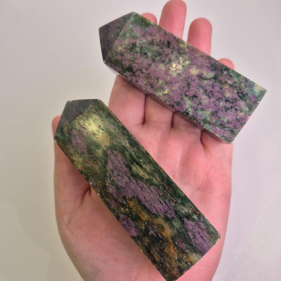 Anyolite Ruby Zoisite Crystal Tower - Etsy