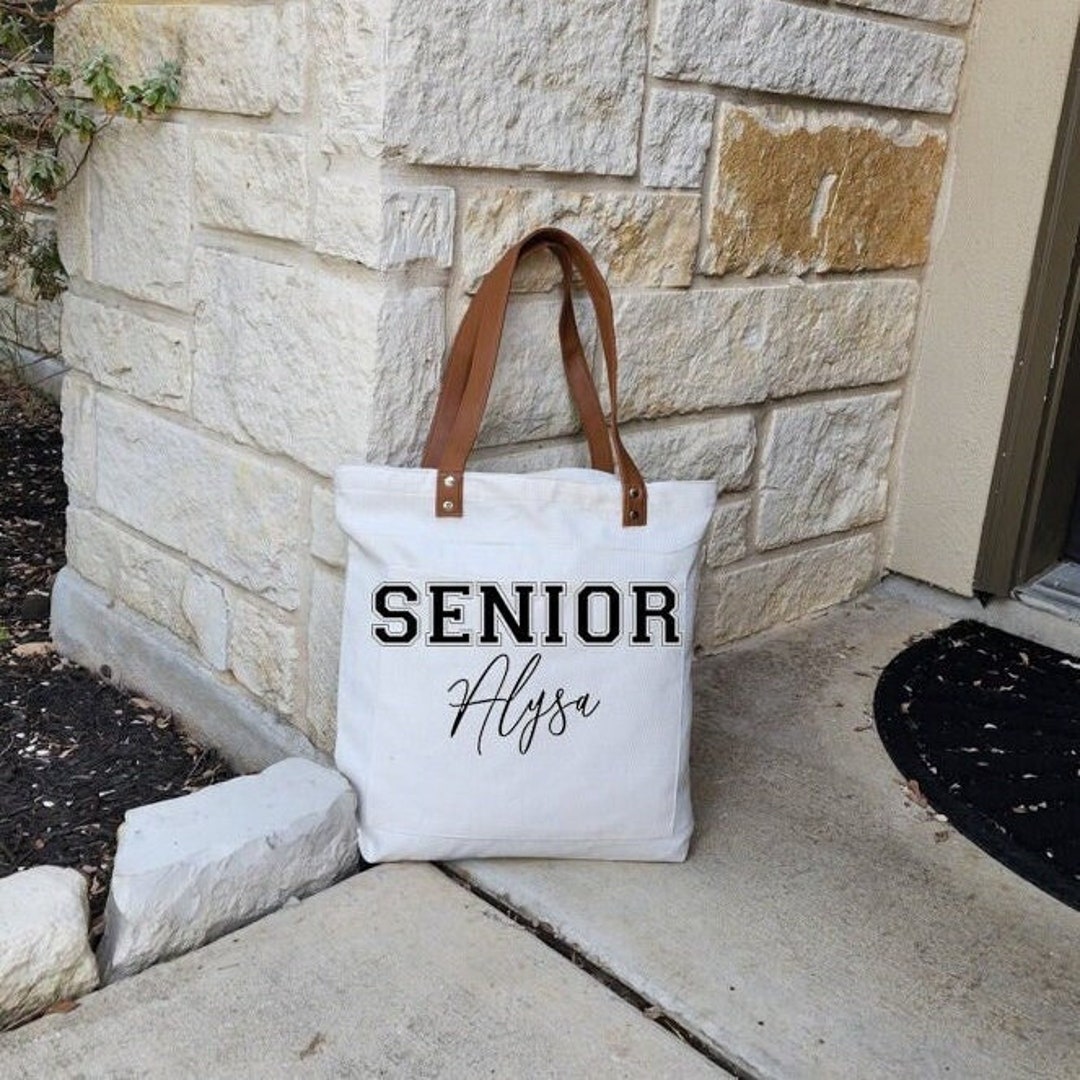 Graduating Senior Homecoming Gift, Custom Tote for Send off Team Party ...