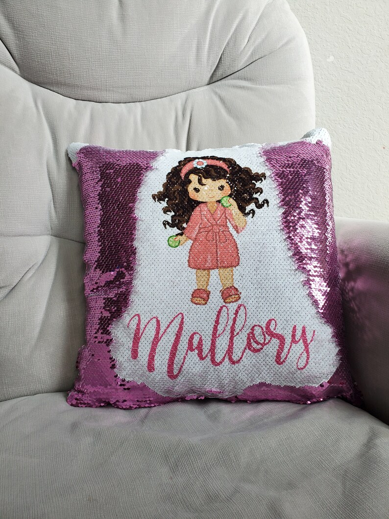 Slumber Squad Sleepover Birthday Pamper Party Pillow Decor Etsy