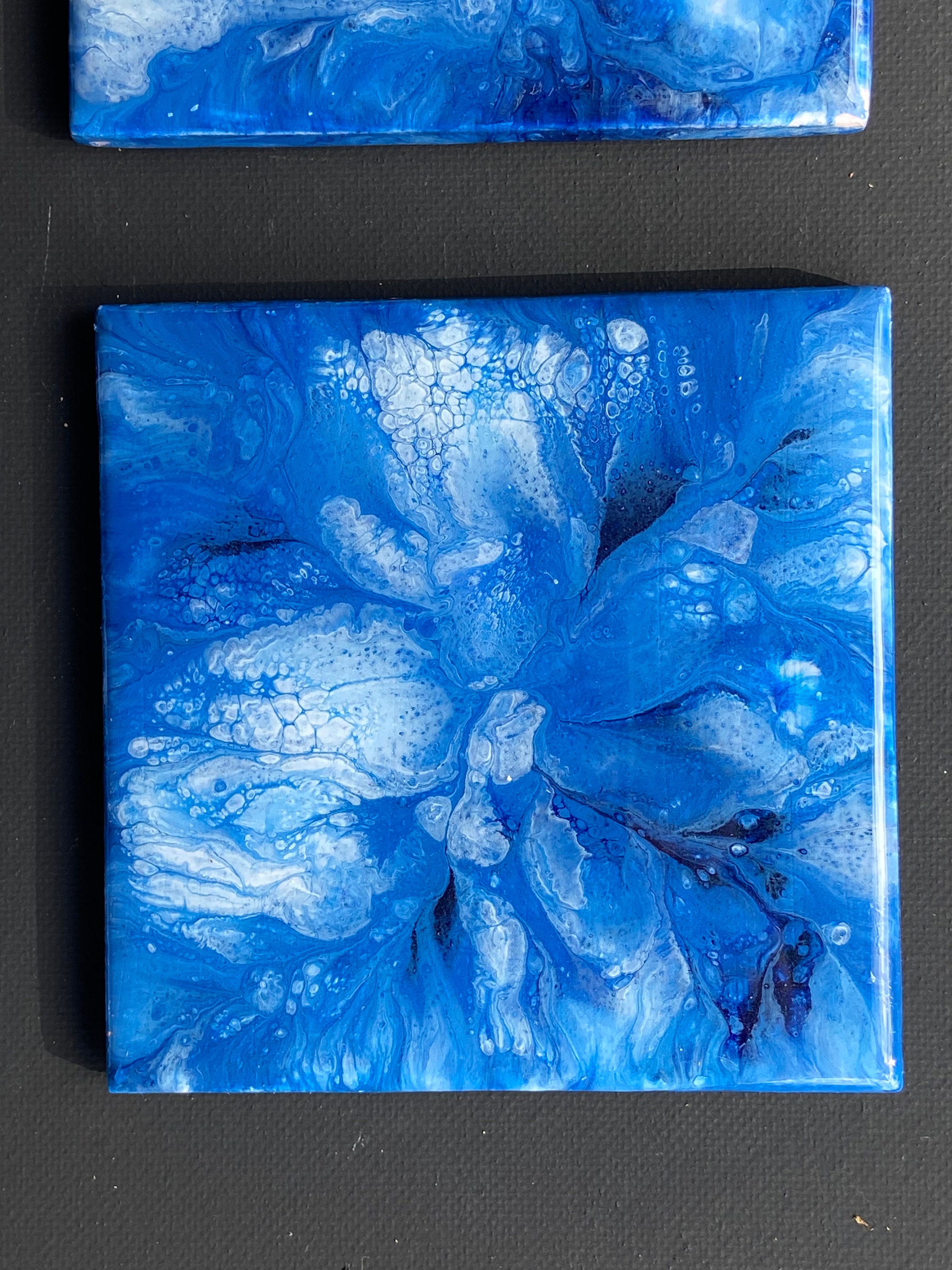 Coaster Set, Set of 6 Coasters Custom Coasters With Acrylic Paint ...