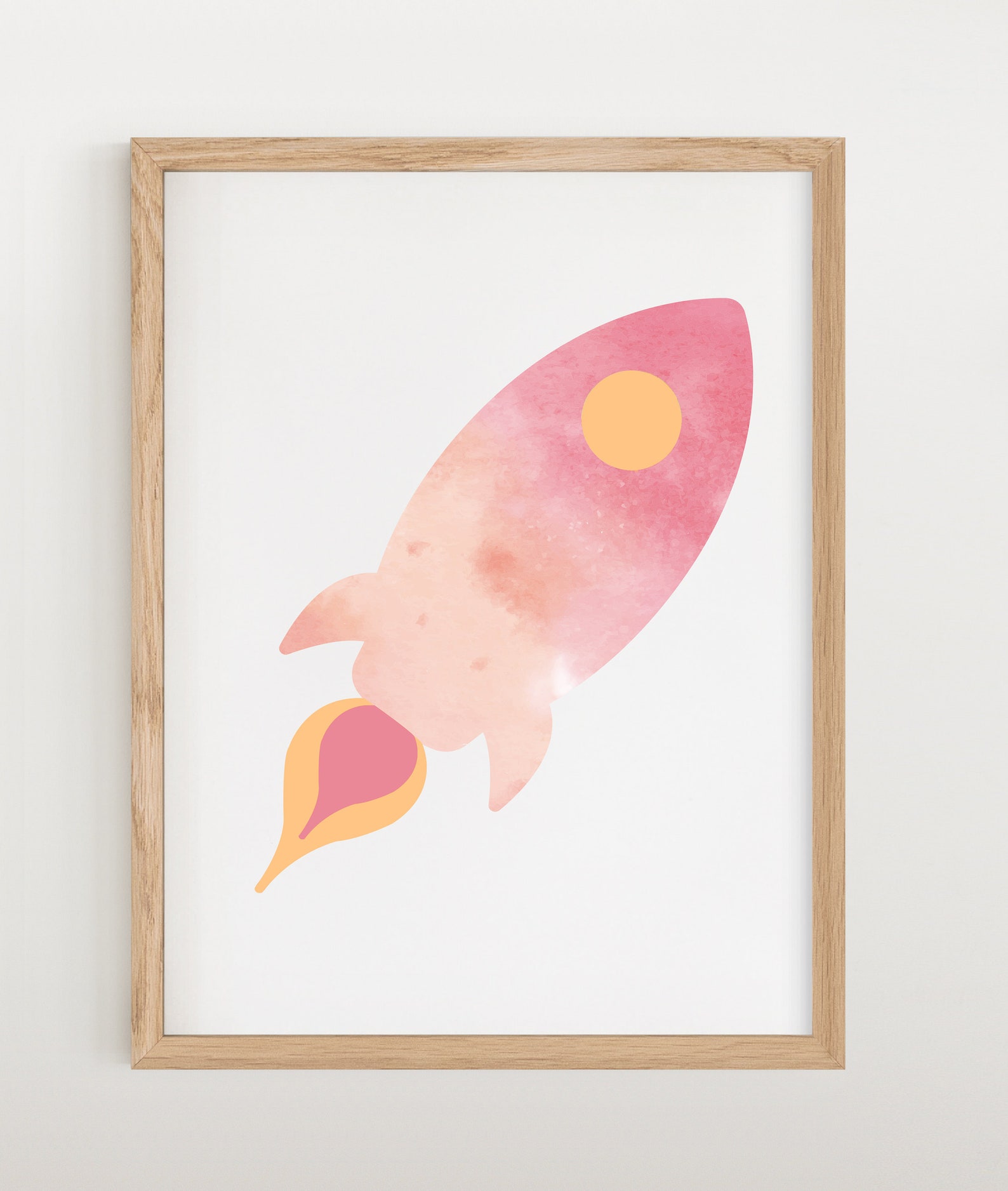 Pink Outer Space Nursery Pink Girls Room Print Outer Space - Etsy