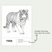 30 Animal Coloring Book for Kids & Adults: Educational Animal Kingdom ...