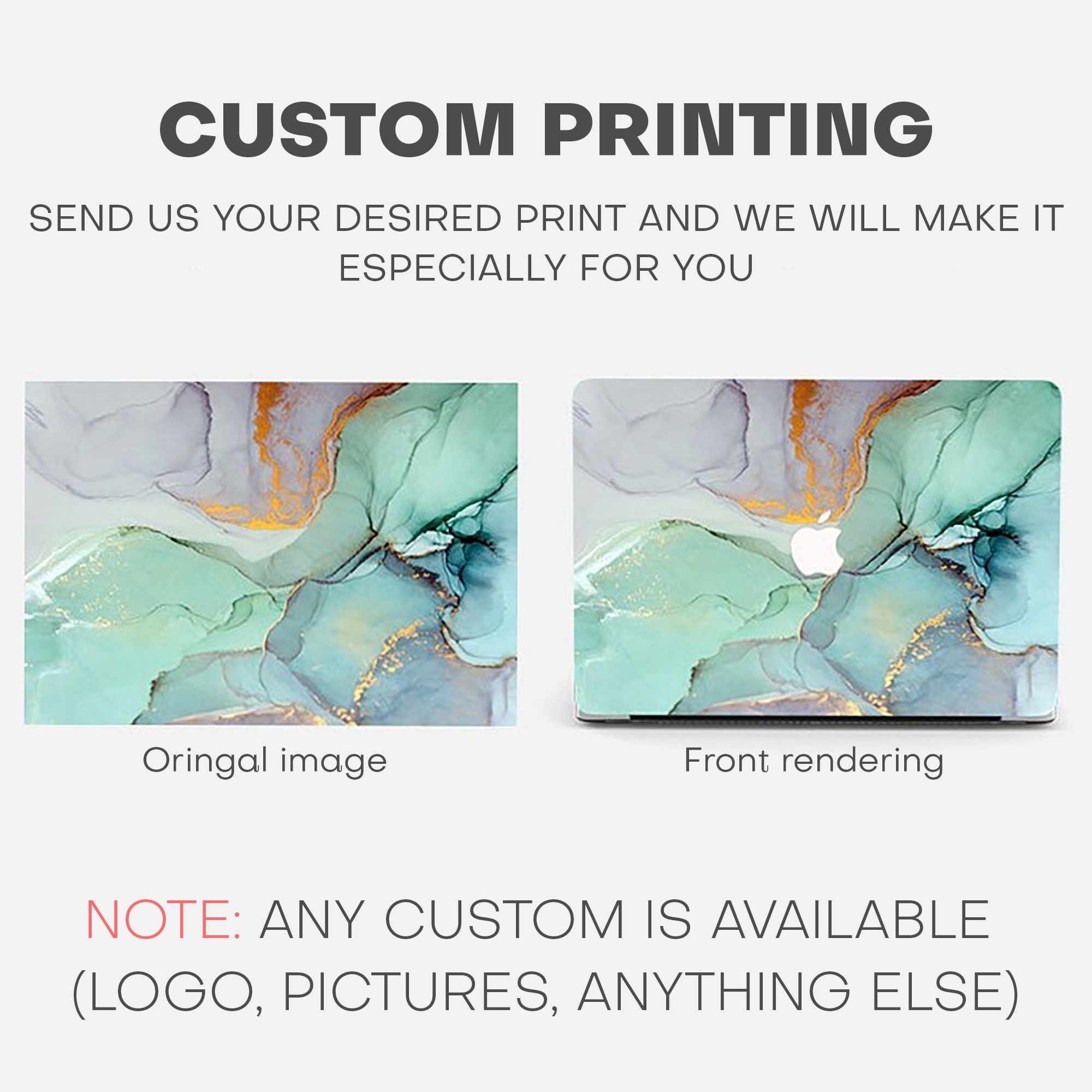 Custom MacBook Skin, Custom MacBook Air 15 Inch Case, Personalized ...