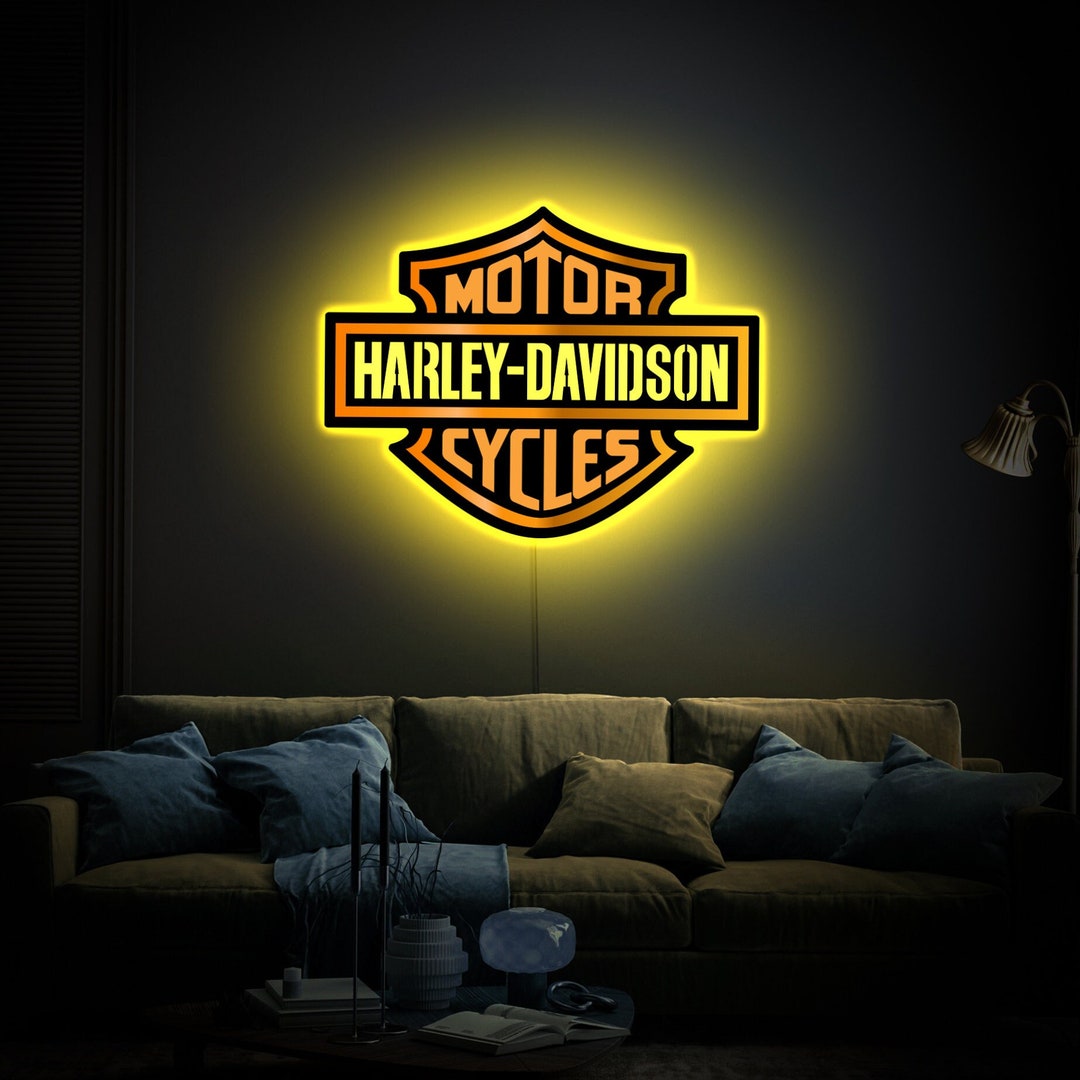 Motorcycle Neon Sign, Motorcycle Led Sign, Motorcycle Logo, Biker Neon ...