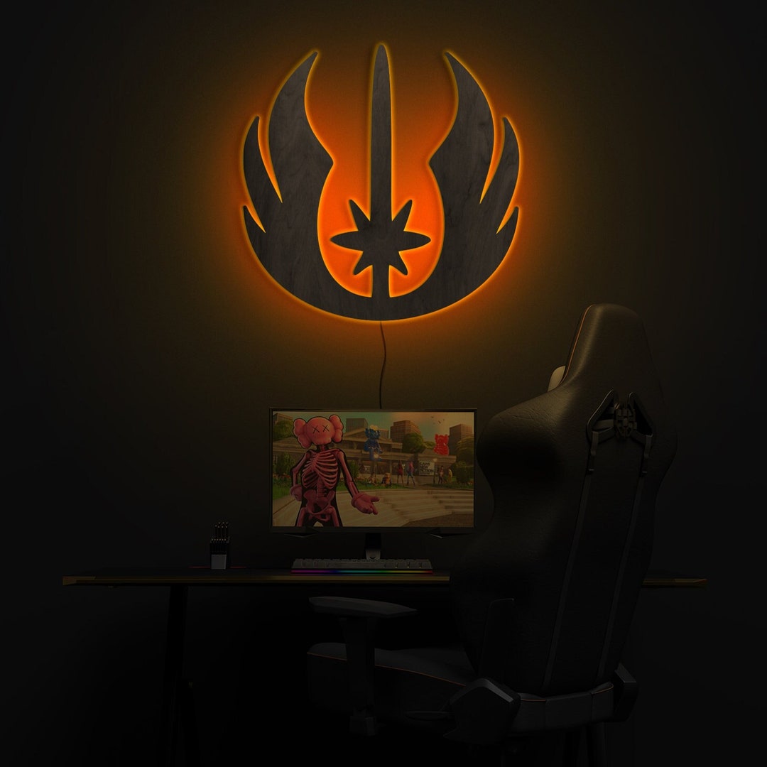 Jedi Order Neon Sign, Jedi Logo, Jedi Neon Sign, Movie Neon Sign, Jedi ...