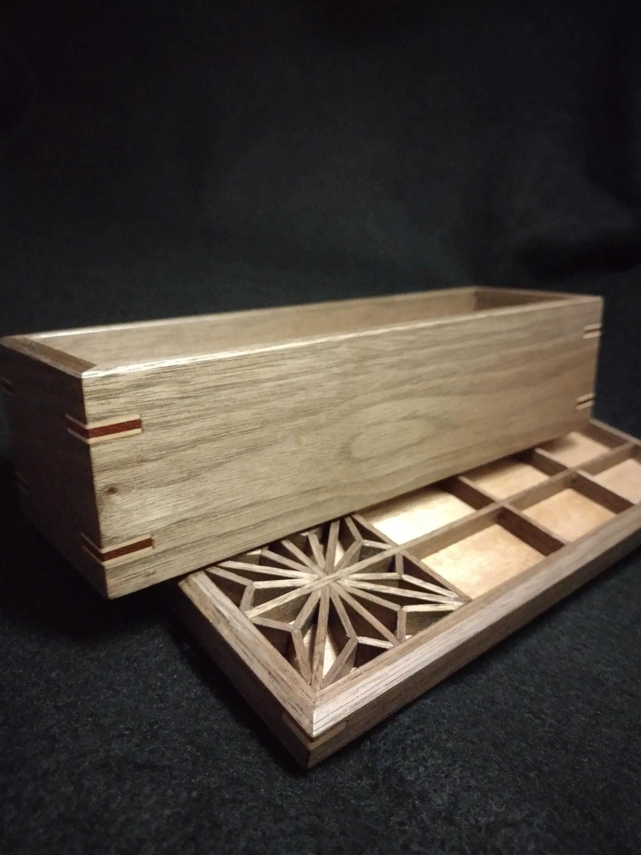 Japanese Kumiko Style Decorative Keepsake Box - Etsy